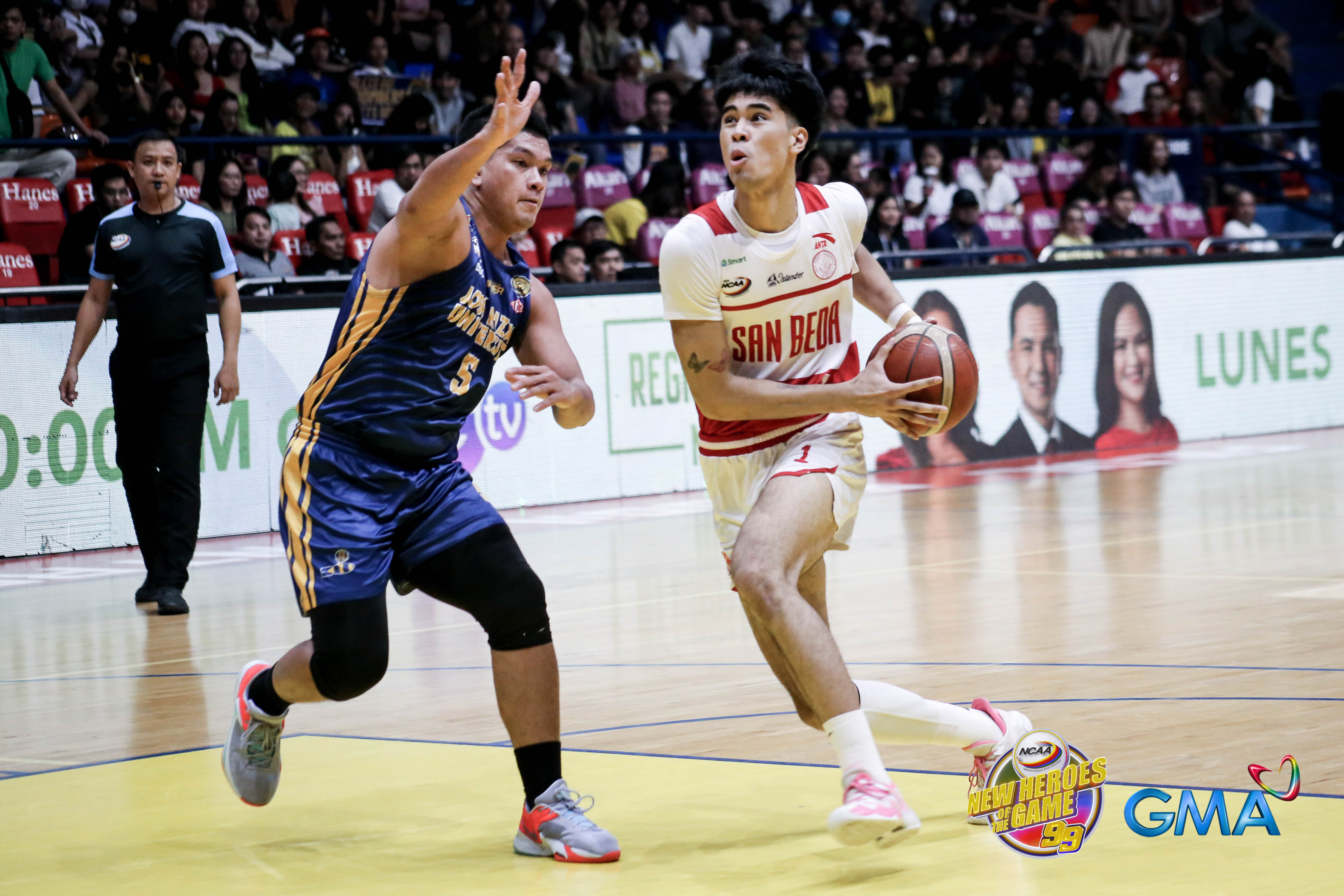 NCAA: San Beda completes elimination round sweep of JRU to boost Final ...