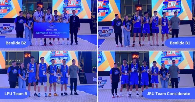 Benilde emerges as Grand Champion in vivo 3 on 3 Basketball Challenge ...