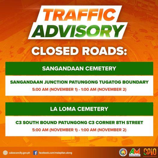Caloocan traffic advisory for Undas 2023 | GMA News Online