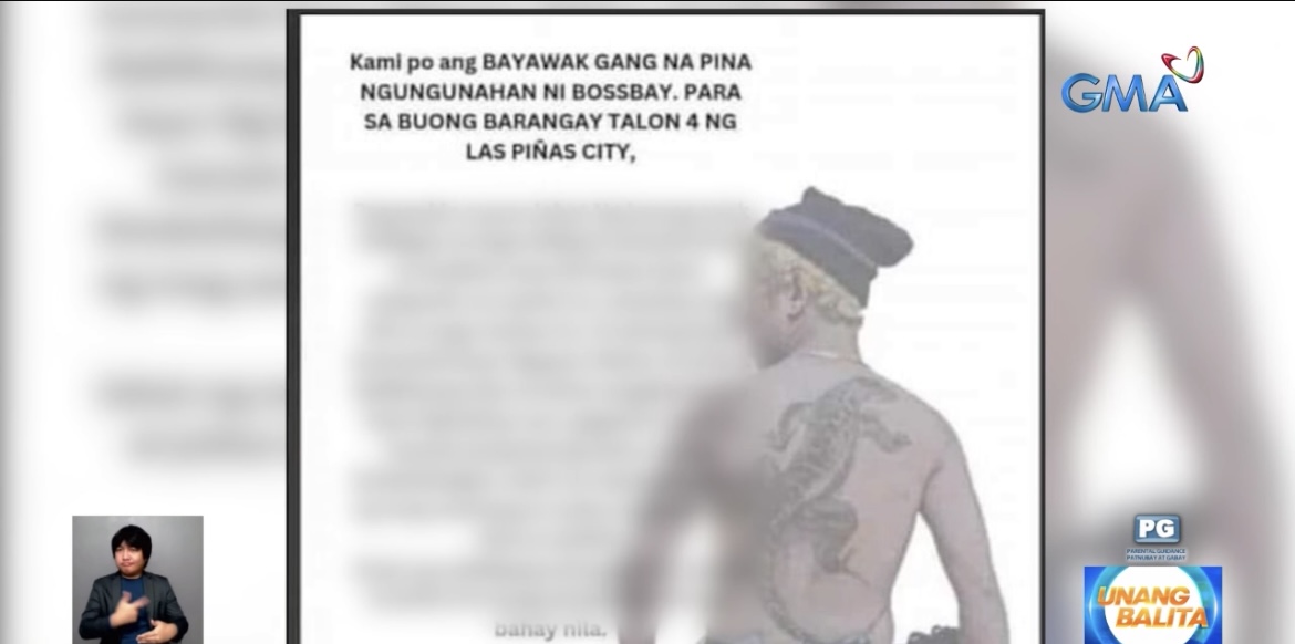 Pagbabanta ng 'Bayawak Gang,' ikinabahala ng mga taga-Las Piñas ...