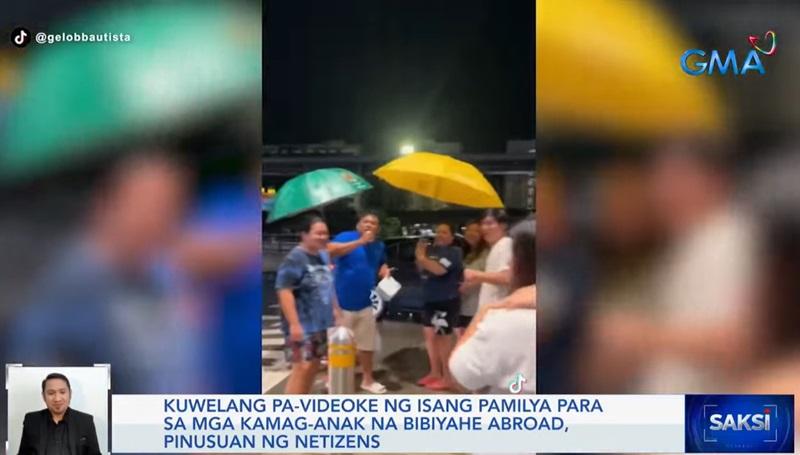 Airport send off via fun-filled mini-videoke amuses netizens | GMA News ...