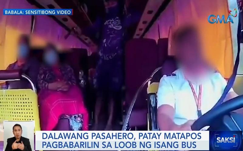 Two passengers shot dead inside bus | GMA News Online