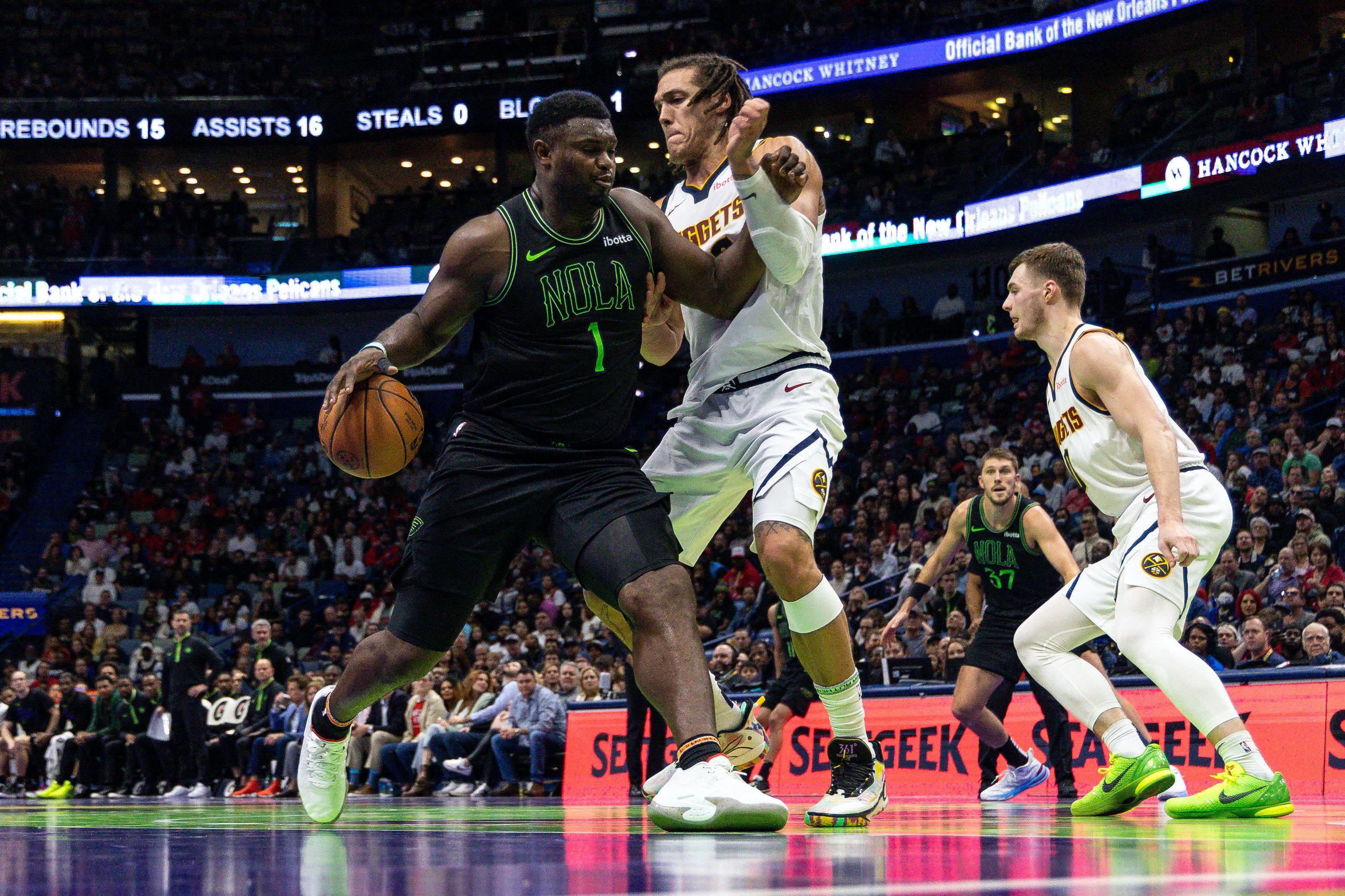 NBA: Pelicans get jump on Nuggets, hold on to win 115-110 | GMA News Online