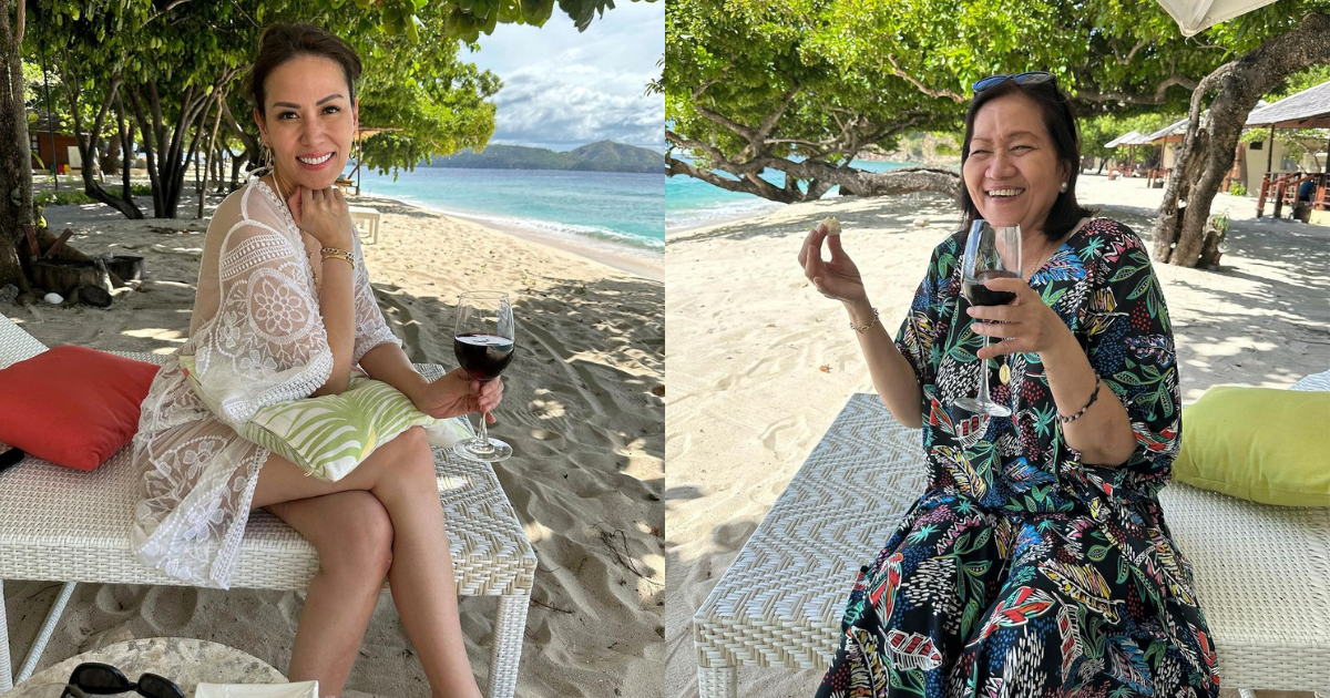 Bianca Manalo Spends Quality Time With Mom Nora At A Beach Gma News Online