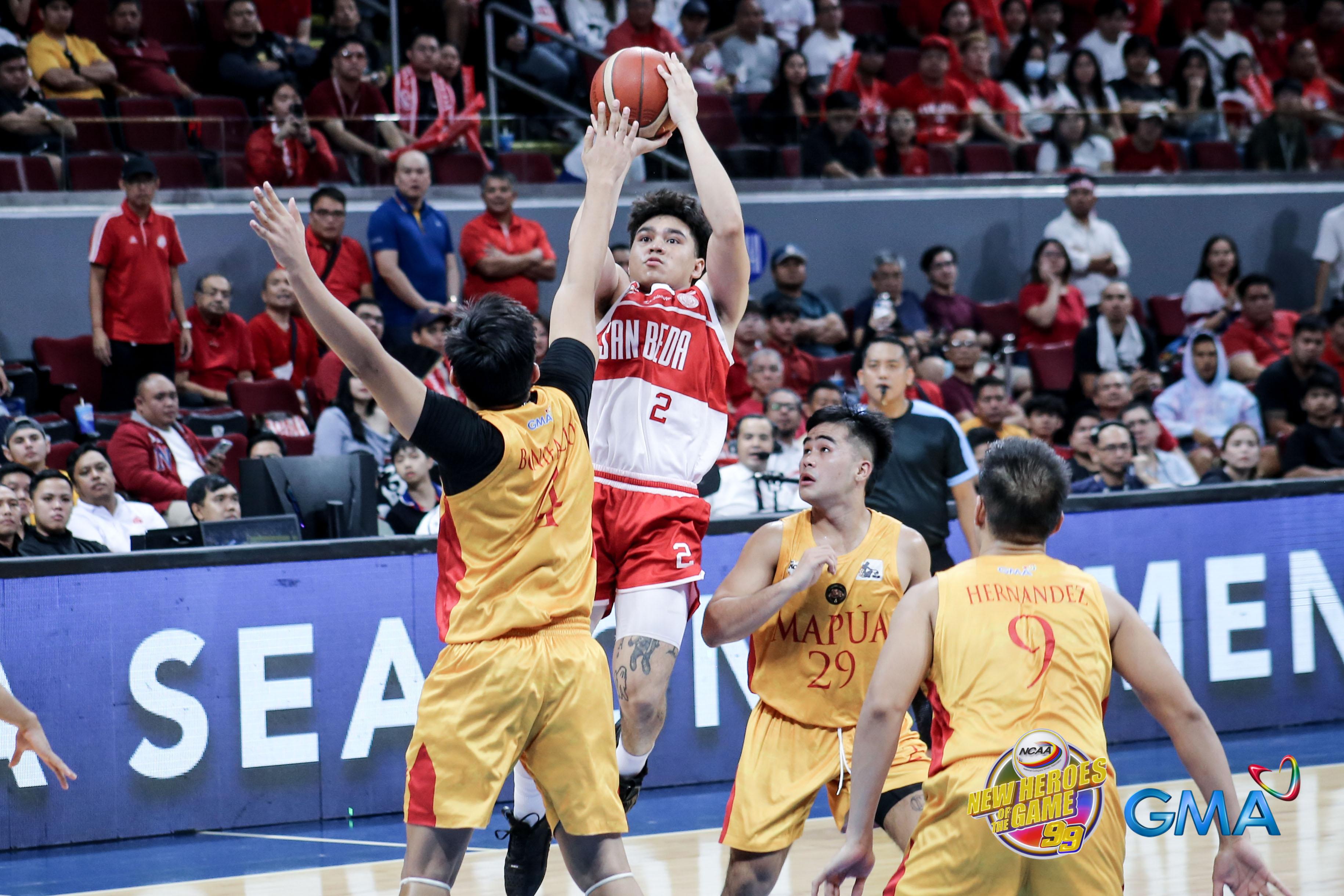 San Beda frustrated by physicality in Game 1 loss to Mapua | NCAA ...