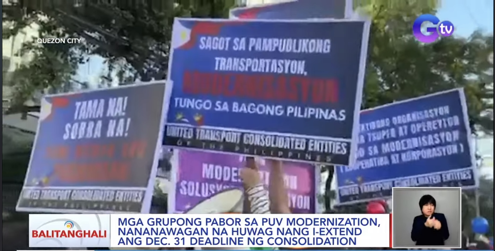 400 PUV groups march in support of modernization program | GMA News Online