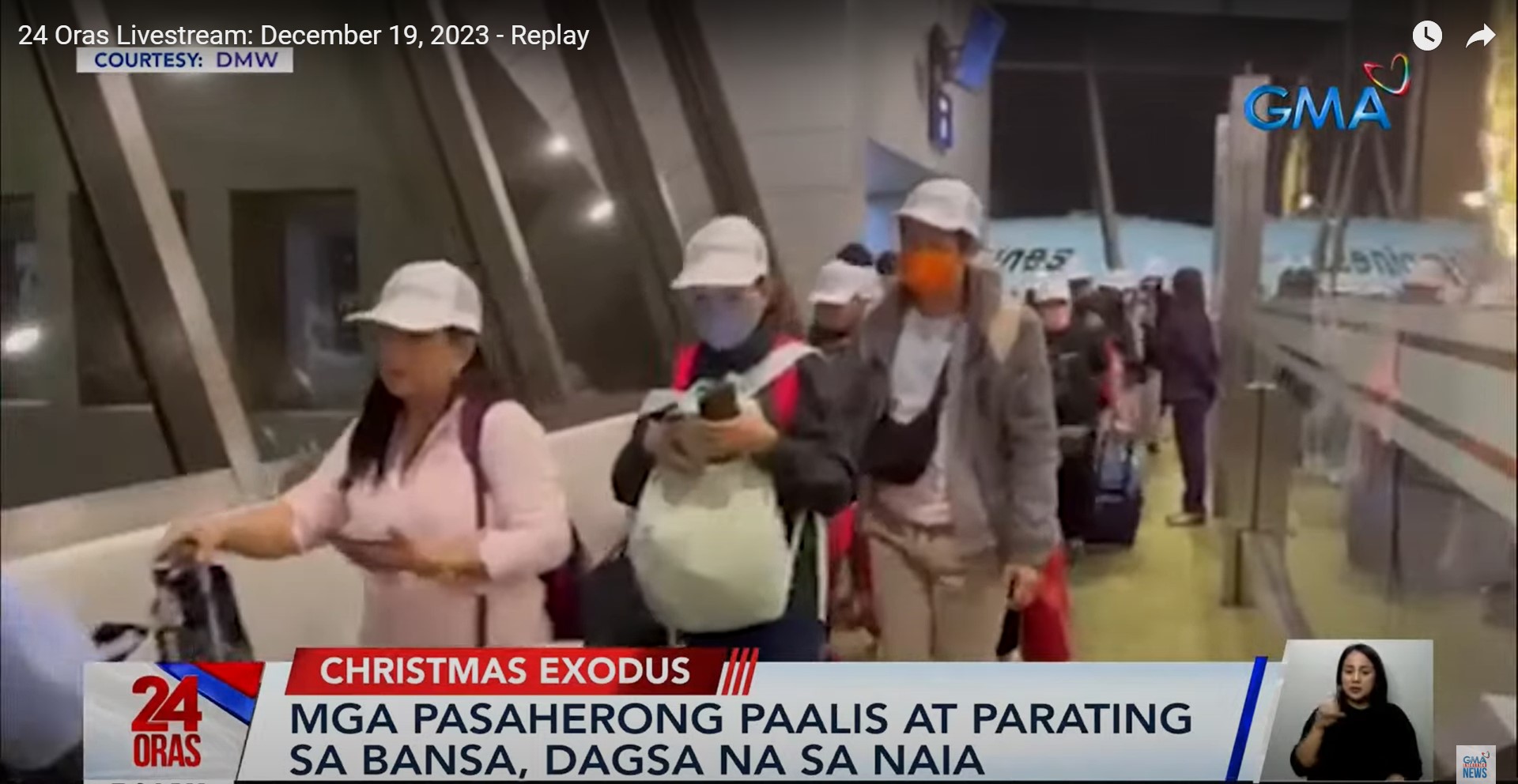 Latest batch of 37 OFWs repatriated from Israel arrive home - DMW | GMA ...