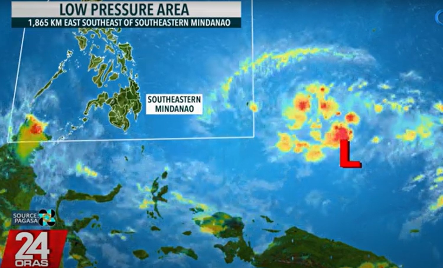PAGASA LPA Southeast Of Mindanao May Enter PAR On Saturday GMA News