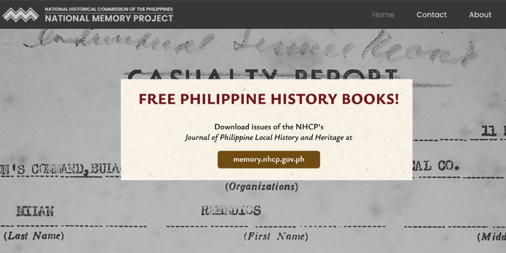 Philippine history materials available for free in new NHCP website ...