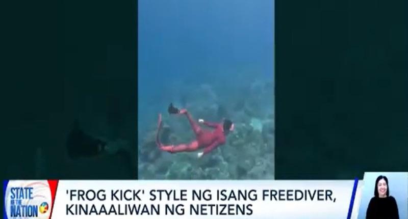 Netizens find freediver's 'frog kick' style or 'sisid-palaka' amusing ...
