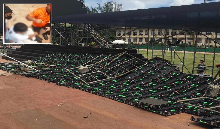 LED wall sa stage na pagdarausan ng Sinulog sa Kabataan sa Dakbayan sa ... LED wall sa stage na pagdarausan ng Sinulog sa Kabataan sa Dakbayan sa ...