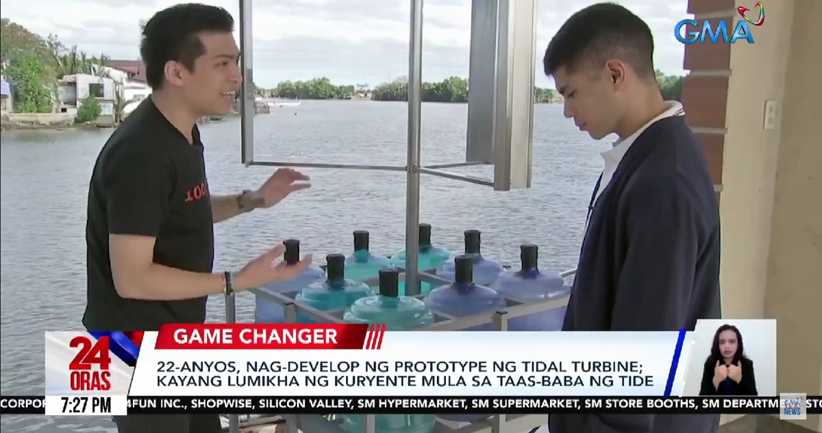 22-year-old Pinoy creates prototype of tidal turbine | GMA News Online