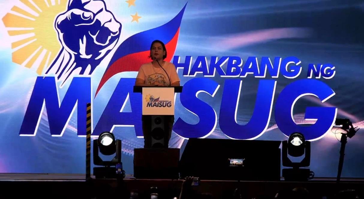 VP Sara Duterte speaks at Davao City prayer rally | Photos | GMA News ...