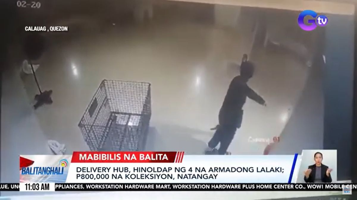 Delivery hub sa Quezon, hinoldap ng 4 armadong lalaki; P800K koleksiyon ...