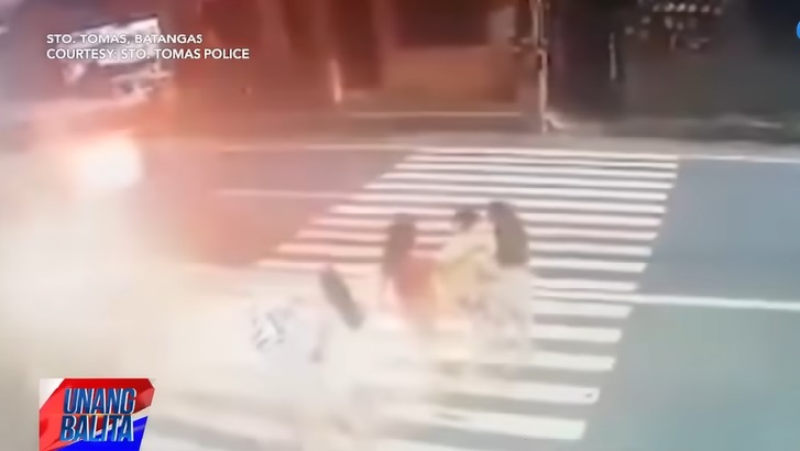 3 tumatawid sa pedestrian lane, nabangga ng SUV sa Batangas | Balitambayan