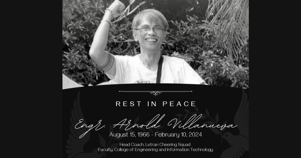 Letran pays tribute to late 'Father of Philippine Cheerleading' Arnold ...