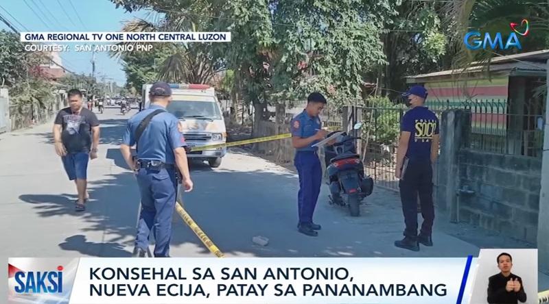 Councilor shot dead in Nueva Ecija | GMA News Online