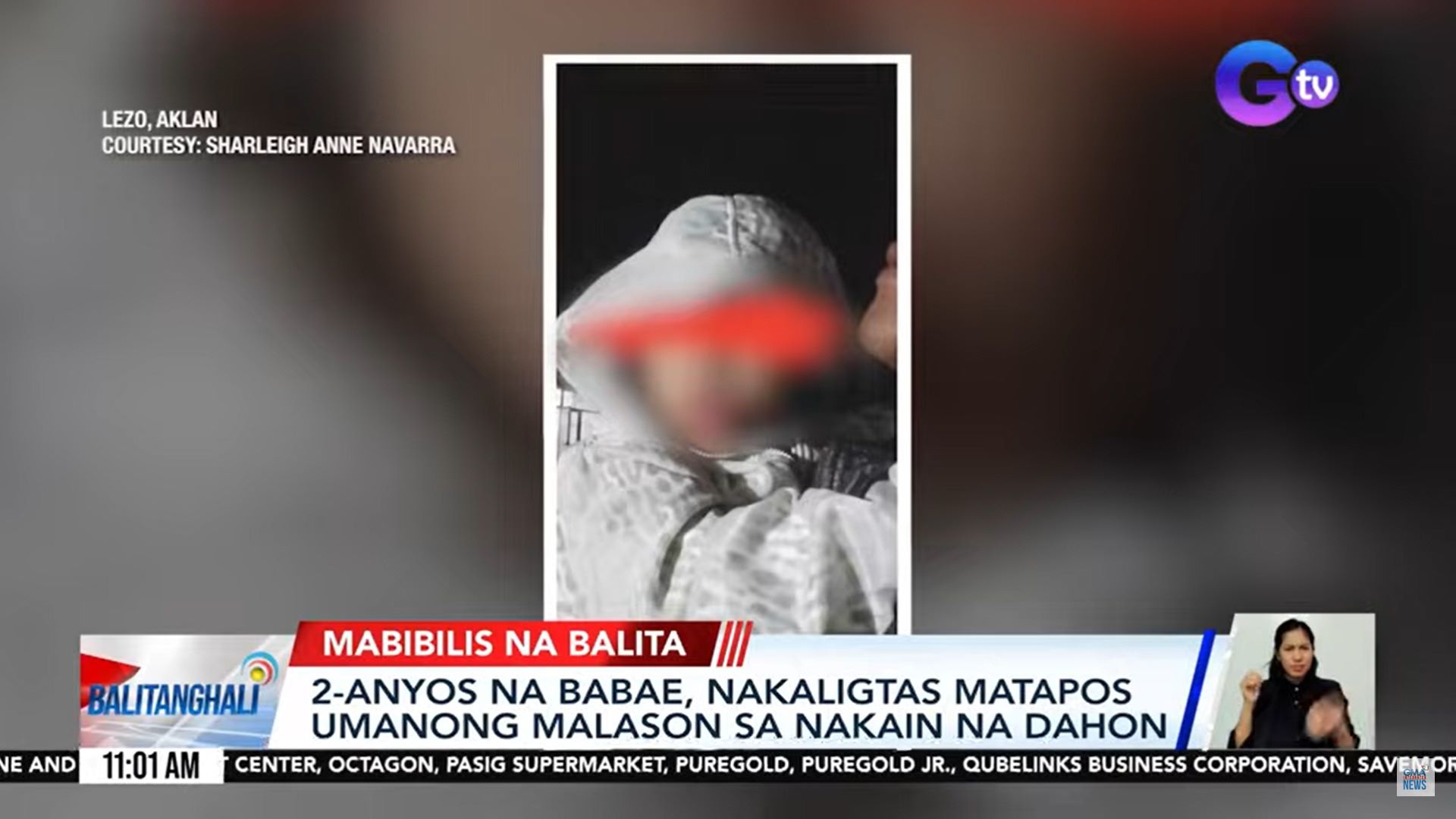 2-anyos na babae, nakaligtas matapos umanong malason sa nakaing dahon sa Aklan | Balitambayan