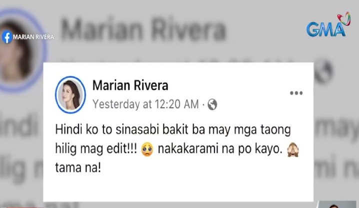 Marian Rivera, pumalag sa paggamit sa pangalan niya sa manipulated ...