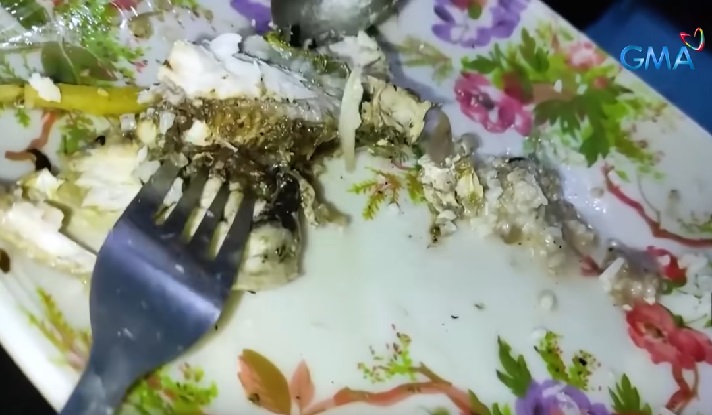 Buhay na uod at ipis, nakita umano sa pagkain na mula sa karinderya ...
