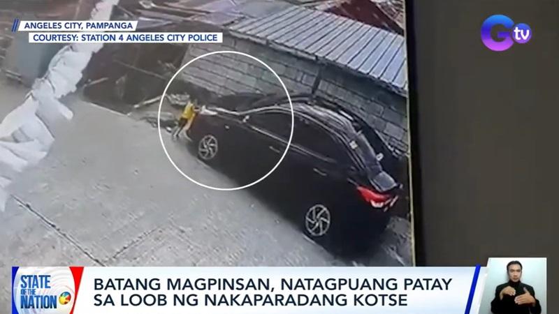 2 children found dead inside a car in Pampanga | GMA News Online