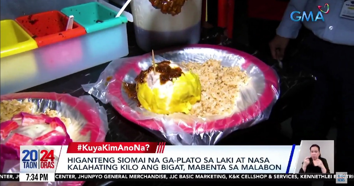 This jumbo siomai is a hit in Malabon City | GMA News Online
