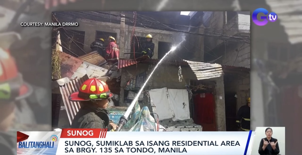 Fire hits residential areas in Tondo, Paranaque; 4 hurt | GMA News Online