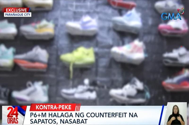 Raid yields over P6-M worth of counterfeit shoes | GMA News Online