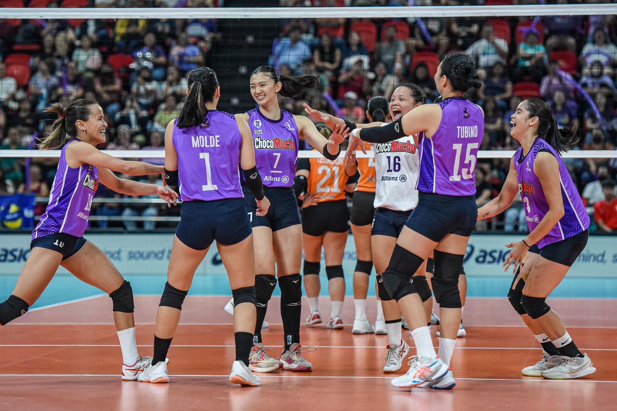 PVL: Choco Mucho outlasts fearless Farm Fresh to reclaim top spot | GMA ...