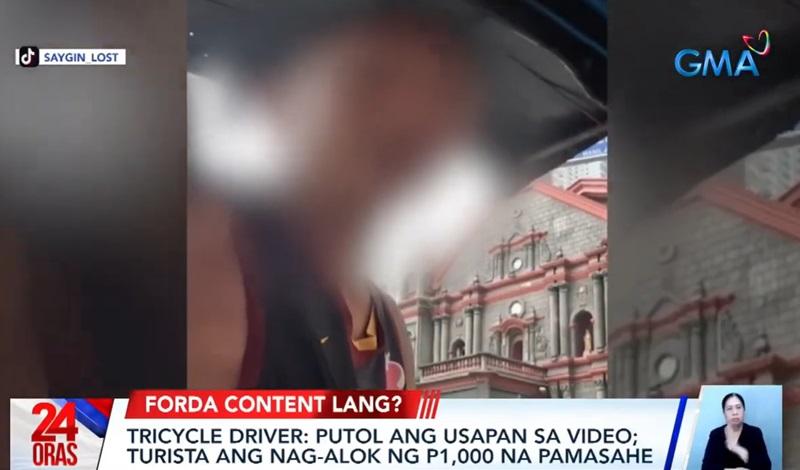 Tricycle driver says viral video of 'overcharging' was edited | GMA News Online
