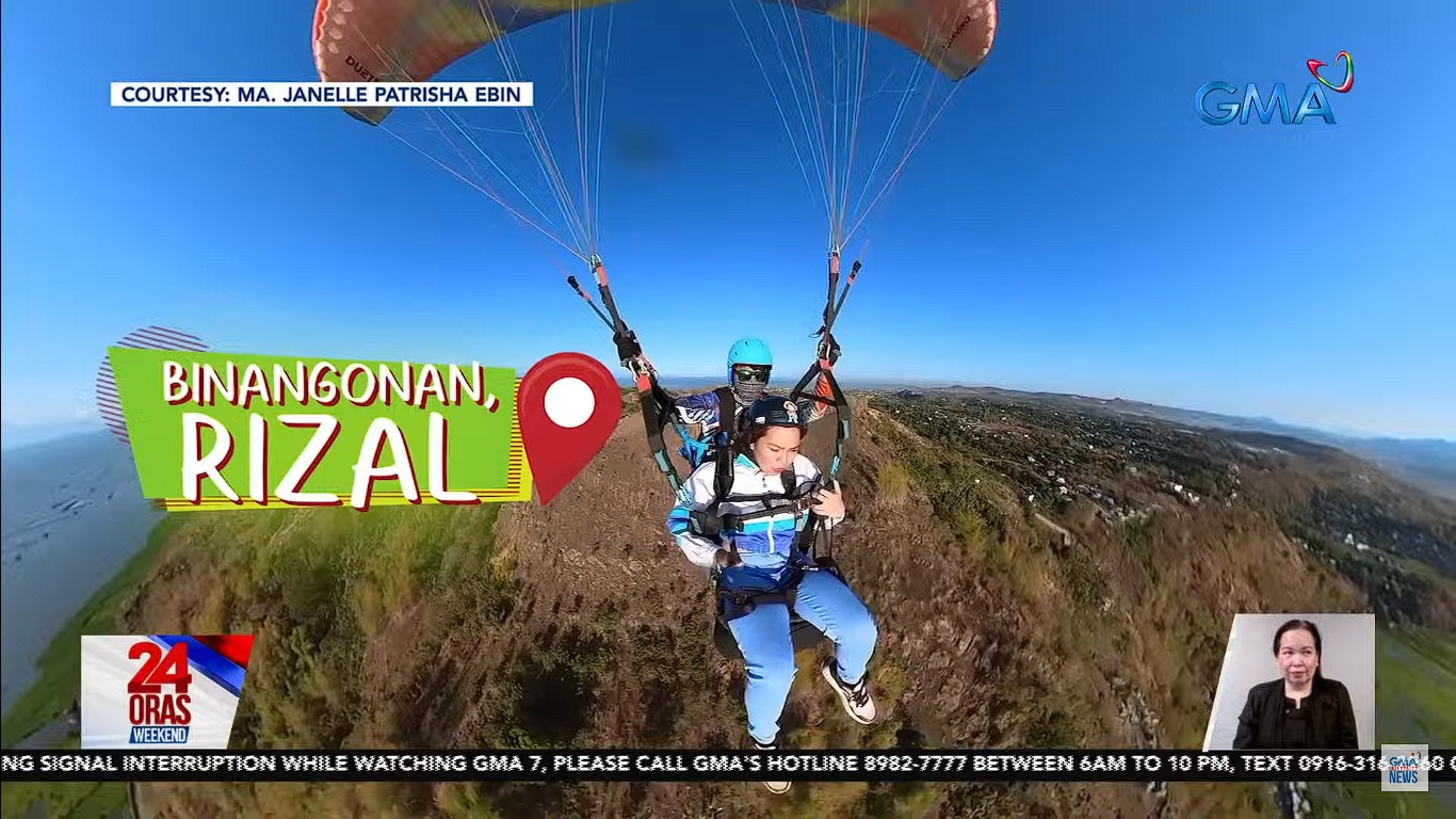 Experience adrenaline rush while paragliding in Binangonan, Rizal | GMA News Online