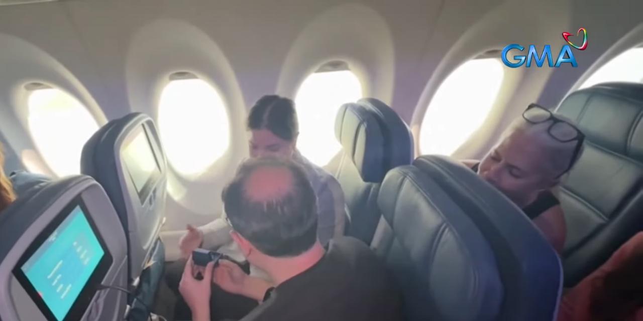 Plane passenger proposes to GF during total solar eclipse | GMA News Online