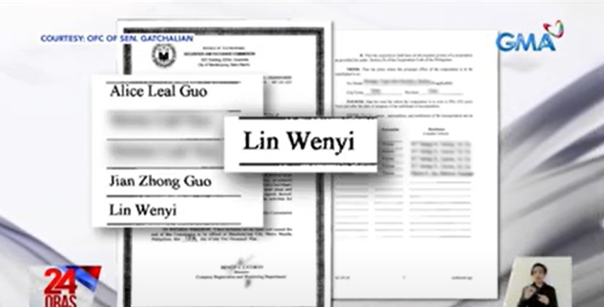 Sherwin theory points to Chinese citizen 'Wenyi Lin' as Alice Guo's ma | GMA News Online