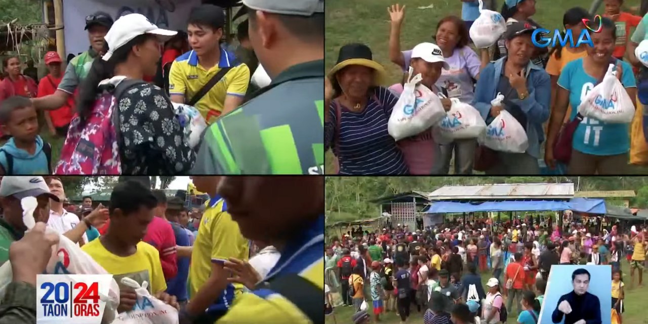 6,000 residents affected by drought in Maguindanao receive relief goods from GMA Kapuso ...