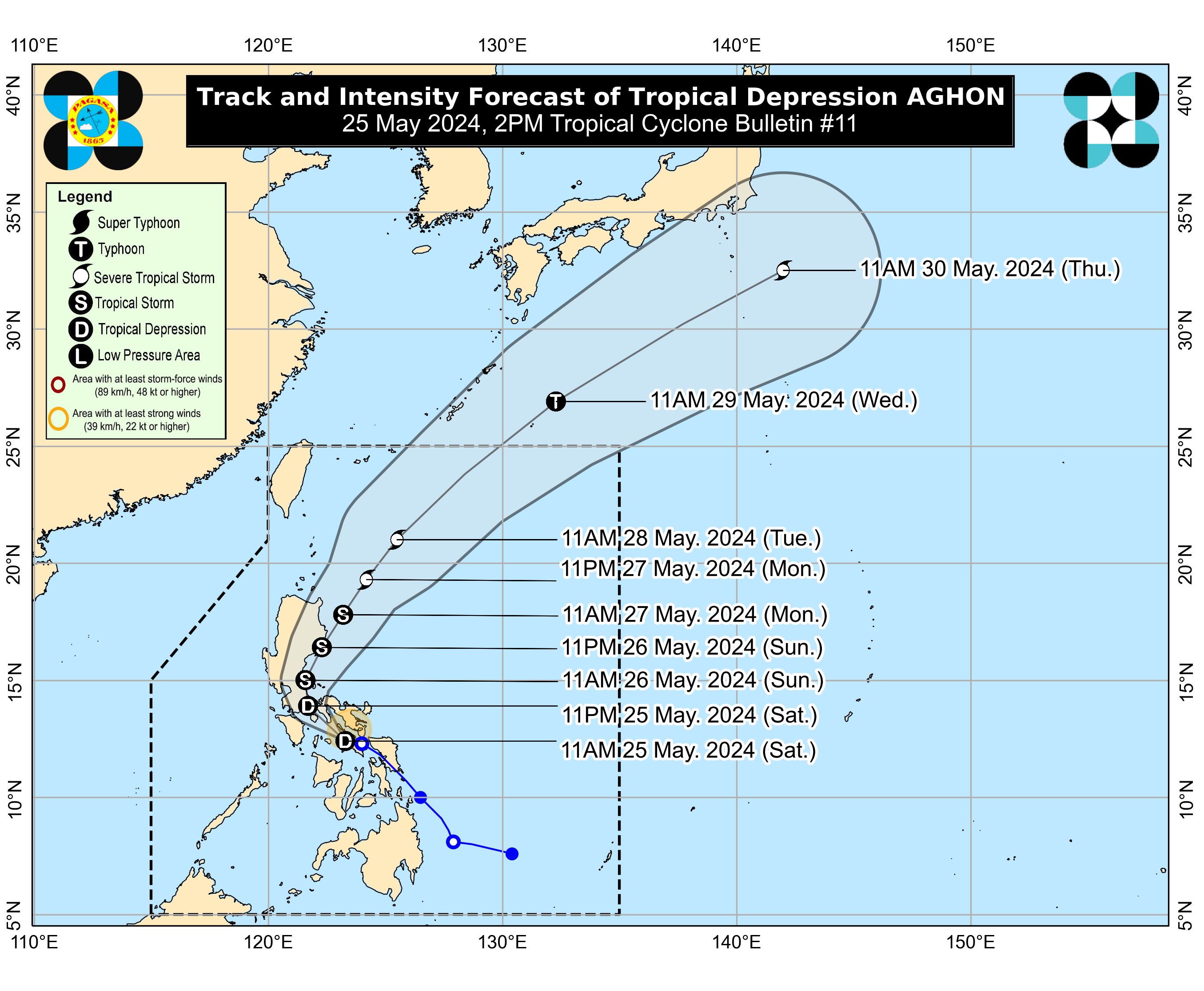 19 areas under Signal No.1 as Aghon slightly weakens | GMA News Online