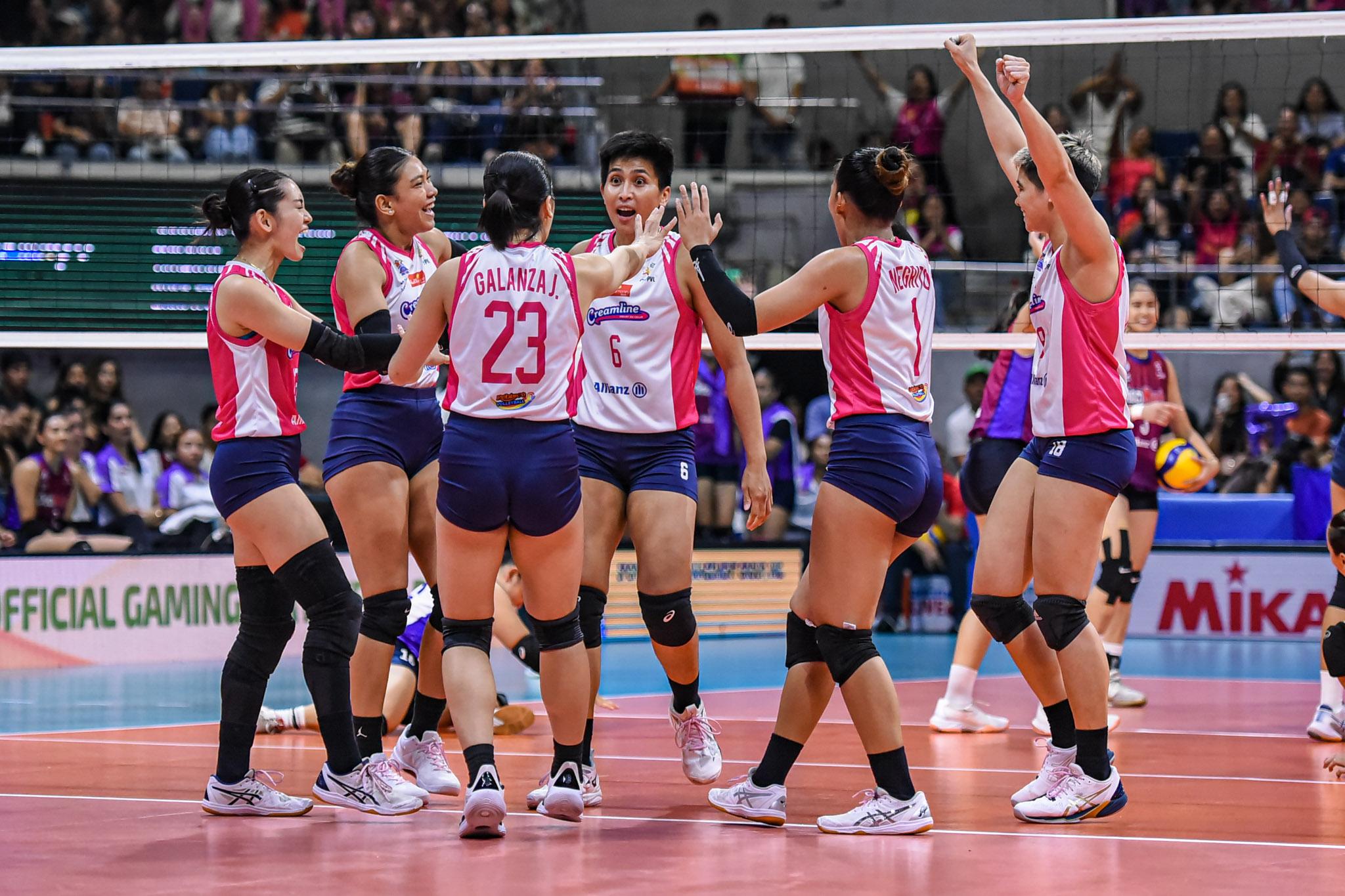Creamline survives Choco Mucho for record-extending 8th PVL title | GMA ...