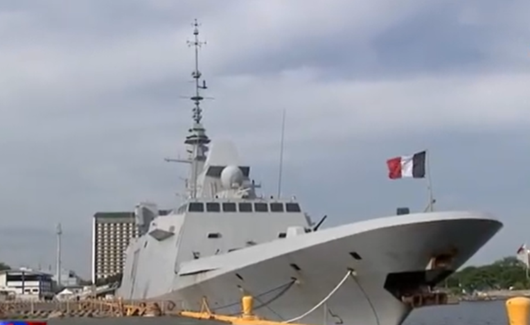 French warship Bretagne docks in Manila | GMA News Online