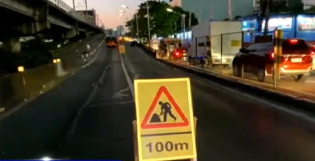 Heavier traffic observed amid EDSA Kamuning flyover closure | GMA News ...