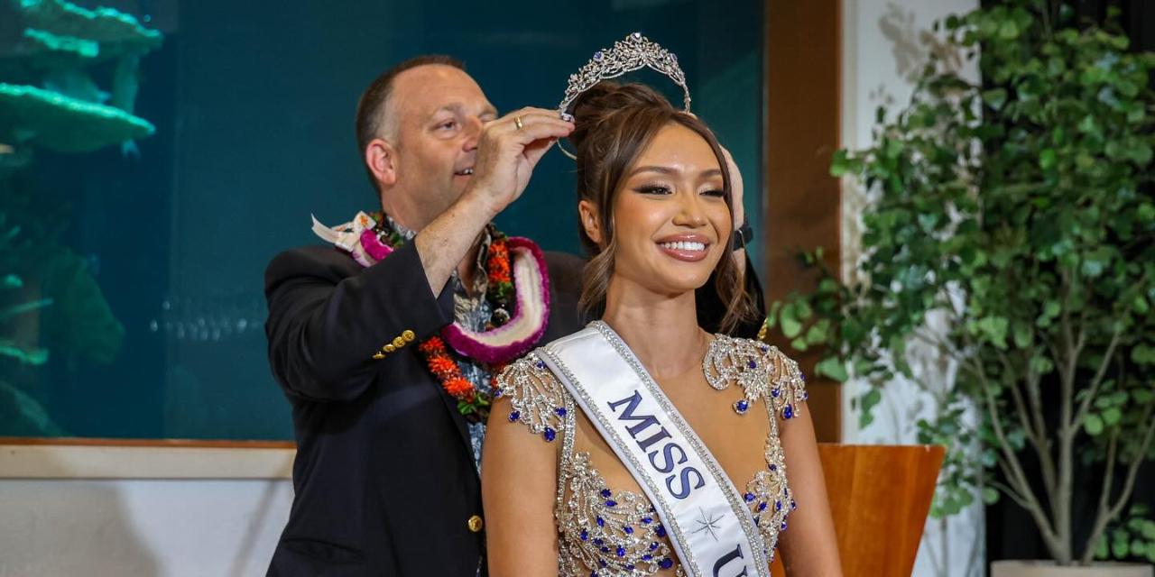 Filipino-American Savannah Gankiewicz assumes Miss USA 2023 crown amid resignation controversy ...