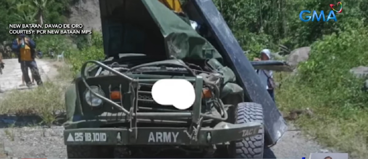 3 dead, 6 hurt as military truck falls off ravine in Davao de Oro | GMA ...