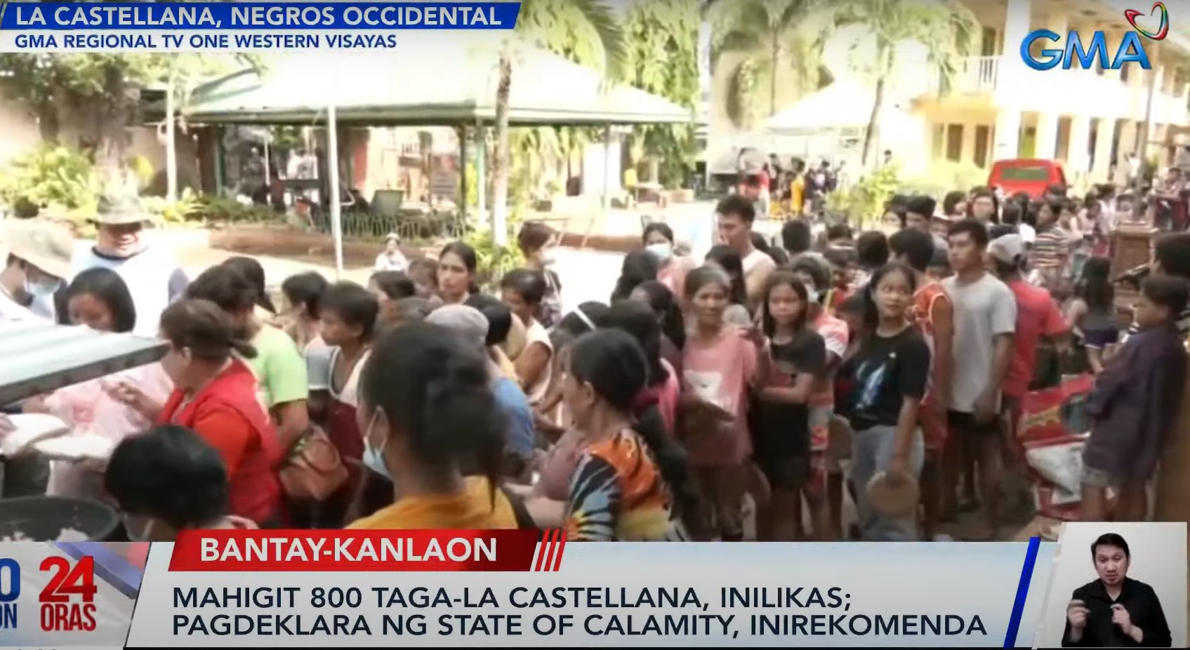 Kanlaon Volcano eruption forces evacuation of 800 La Castellana residents | GMA News Online