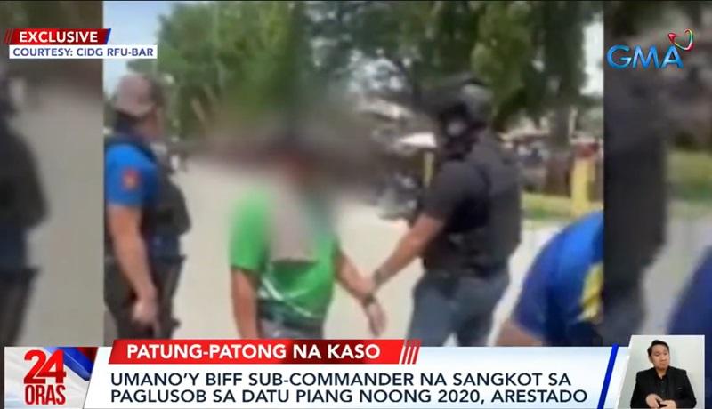 Cops nab 'BIFF sub-commander' allegedly involved in 2020 police car burning, church shooting ...