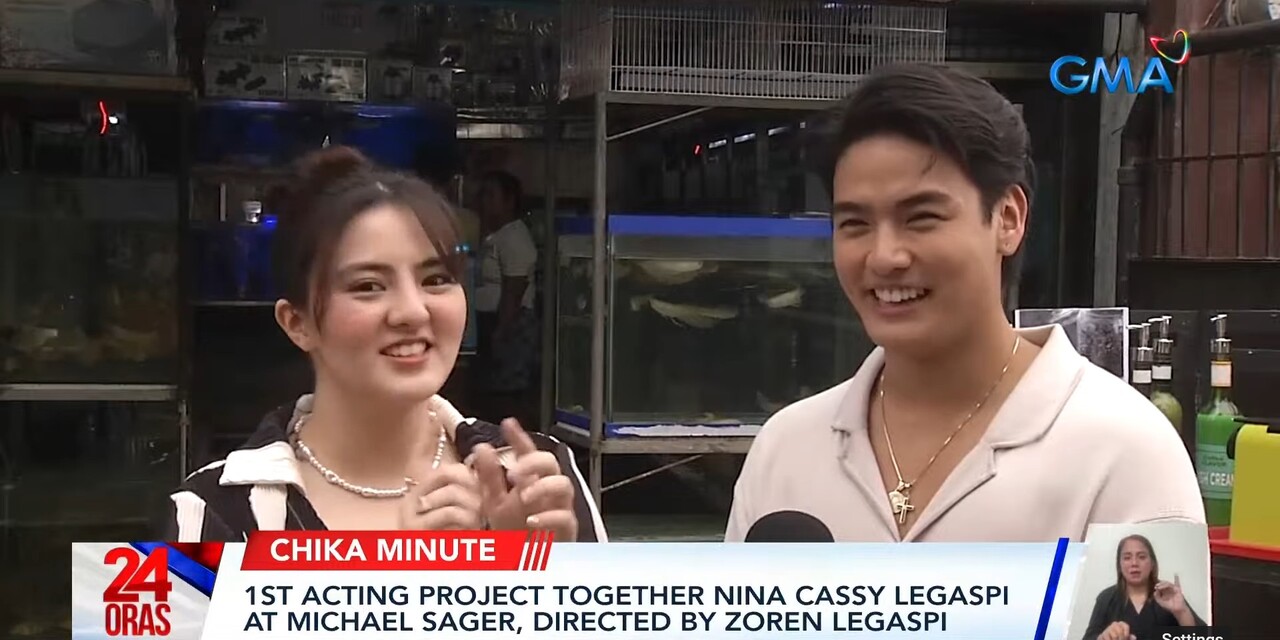 Cassy Legaspi and Michael Sager's first acting project directed by dad Zoren | GMA News Online
