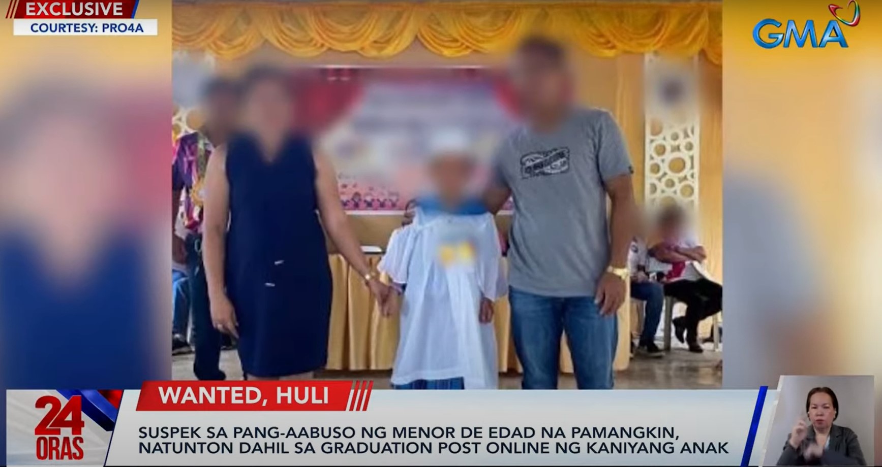 Wanted sa kasong rape, natimbog dahil sa graduation photo ng anak na ...