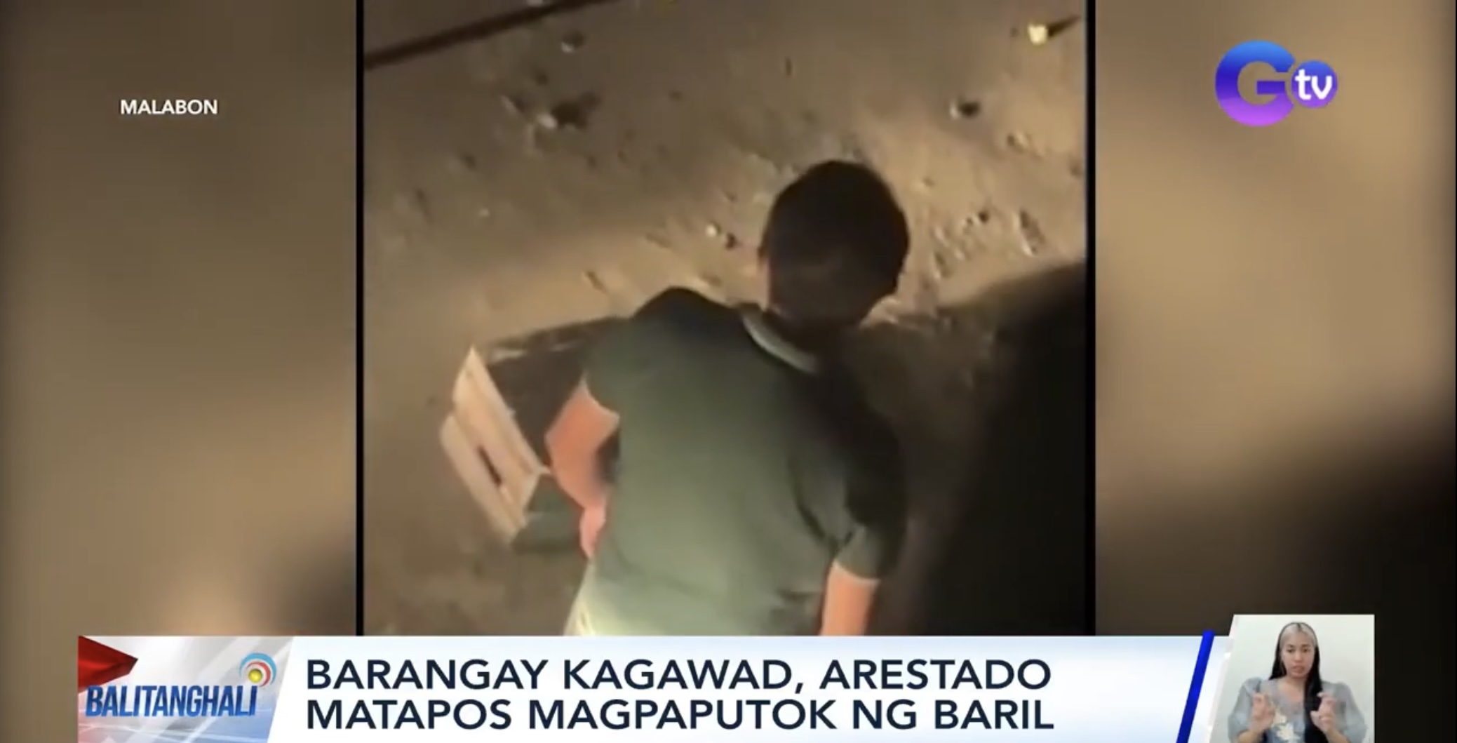 Kagawad na nakainom umano, huli sa pagpapaputok ng baril sa Malabon | Balitambayan