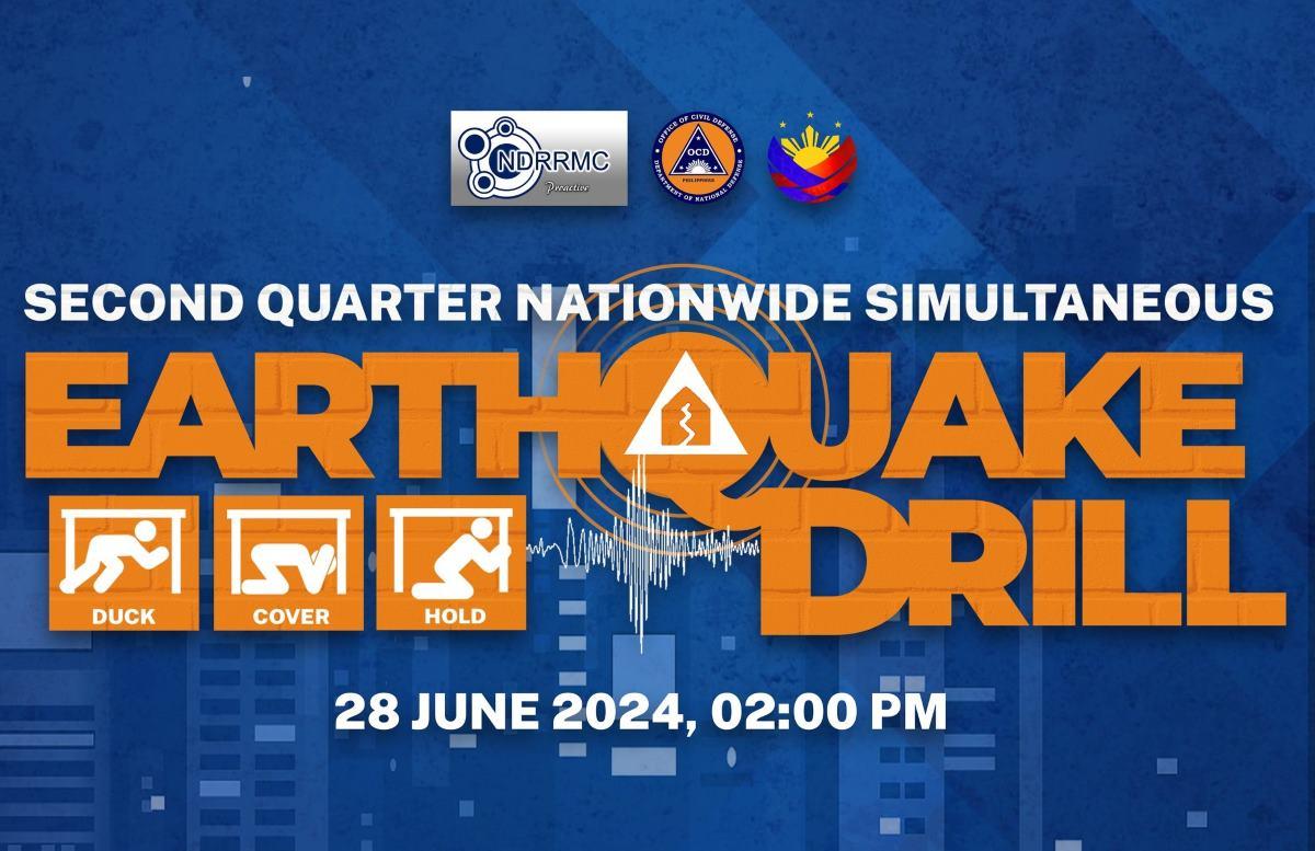 Nationwide Simultaneous Earthquake Drill to be held June 28 —OCD | GMA ...
