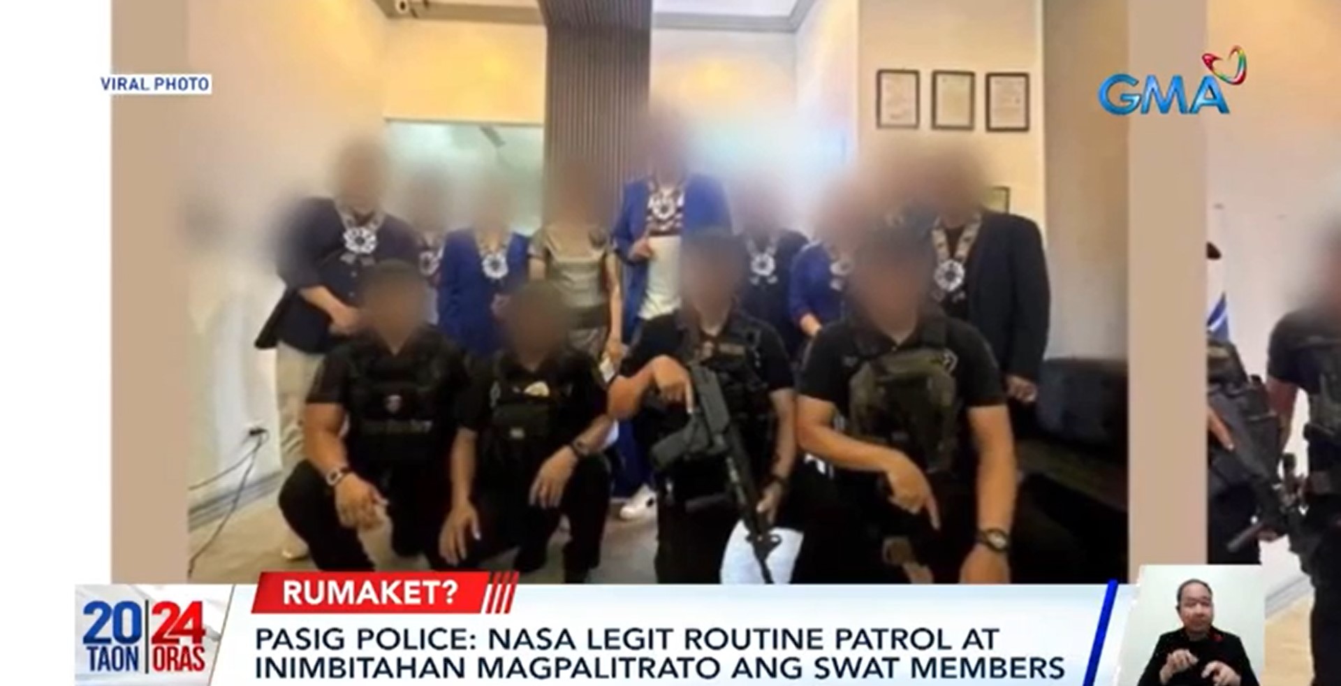 Netizen who posted SWAT photos online could face cyber libel— Pasig City Police | GMA News Online