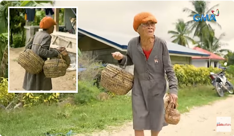 88-anyos na lola, umaakyat ng bundok para kumuha ng sanga na ginagawa ...