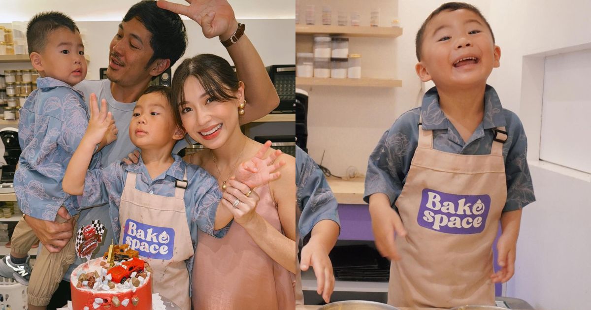 Kryz Uy, Slater Young's son Scottie marks 4th birthday with baking party | GMA News Online