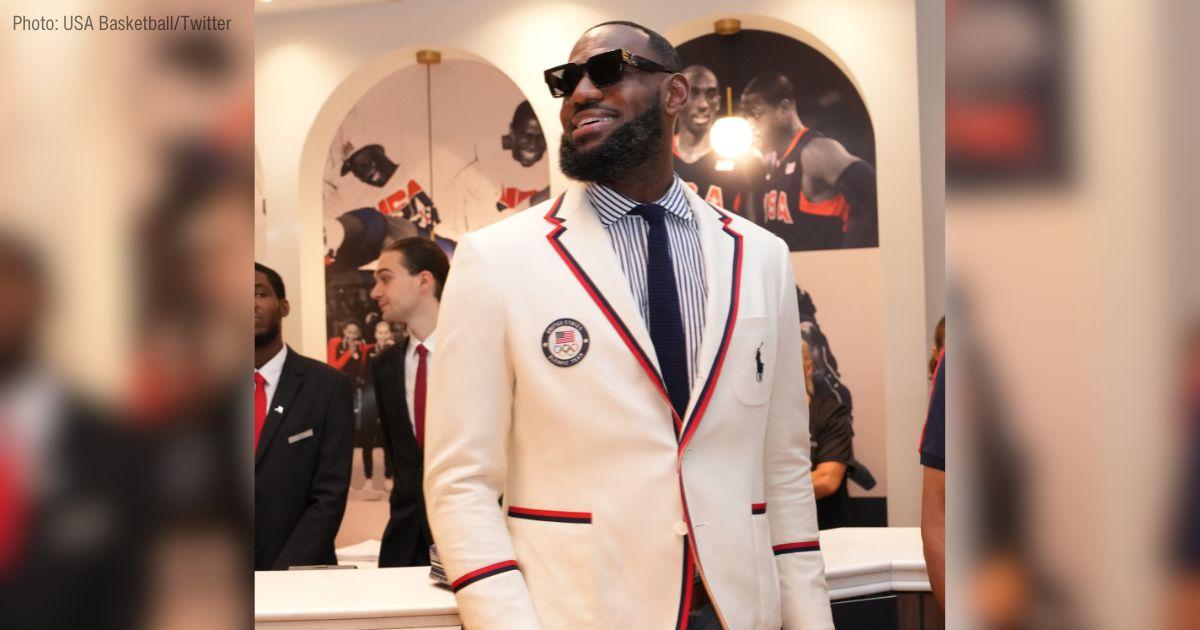 LeBron James looks fine wearing Team USA's official wear for Paris ...